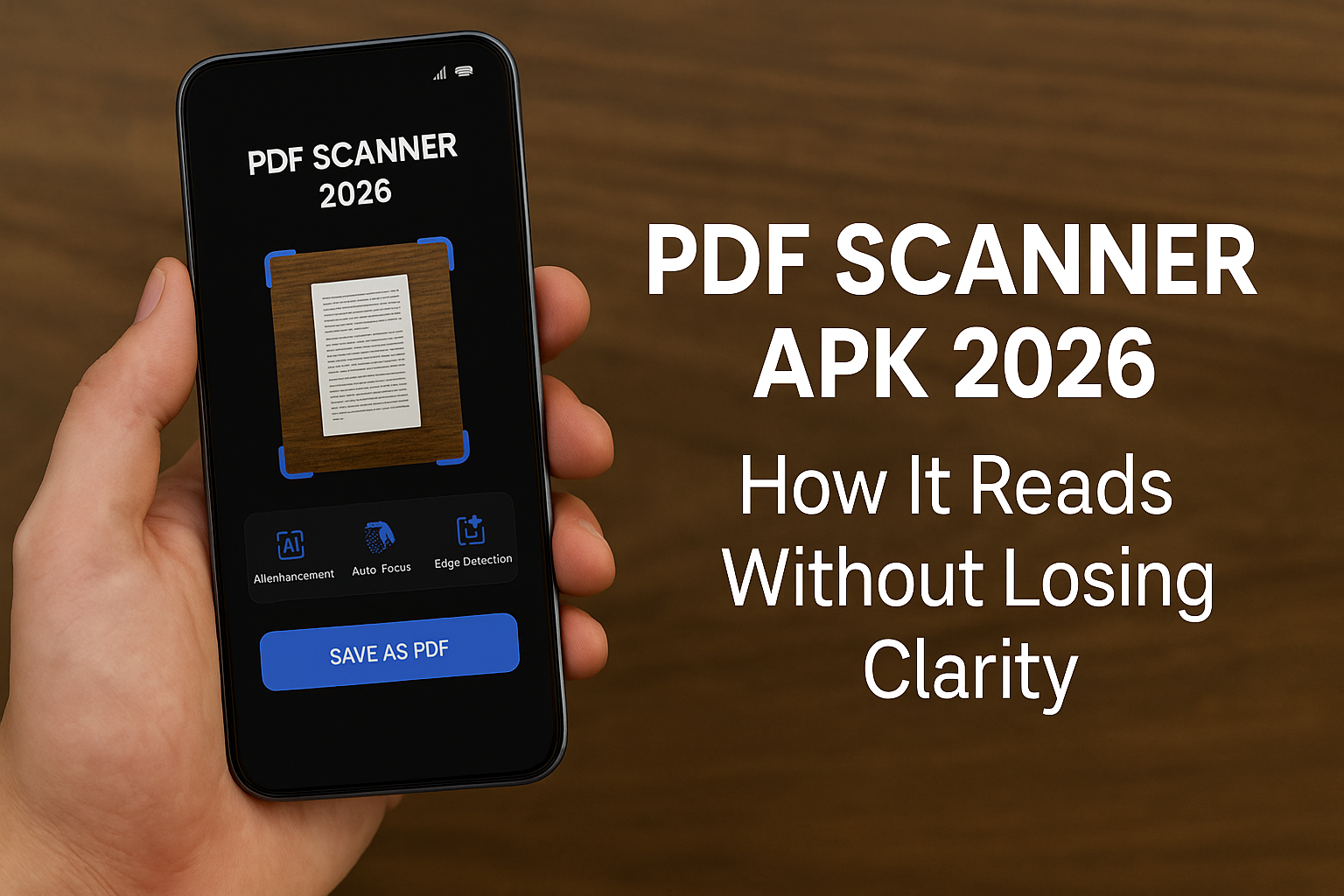 PDF Scanner APK 2026 – How It Reads Without Losing Clarity » App TN